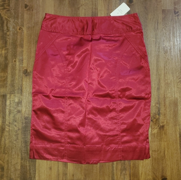 Forever 21 | Skirts | Nwt Womens Pretty Forever 2 Twenty One Red Satin ...